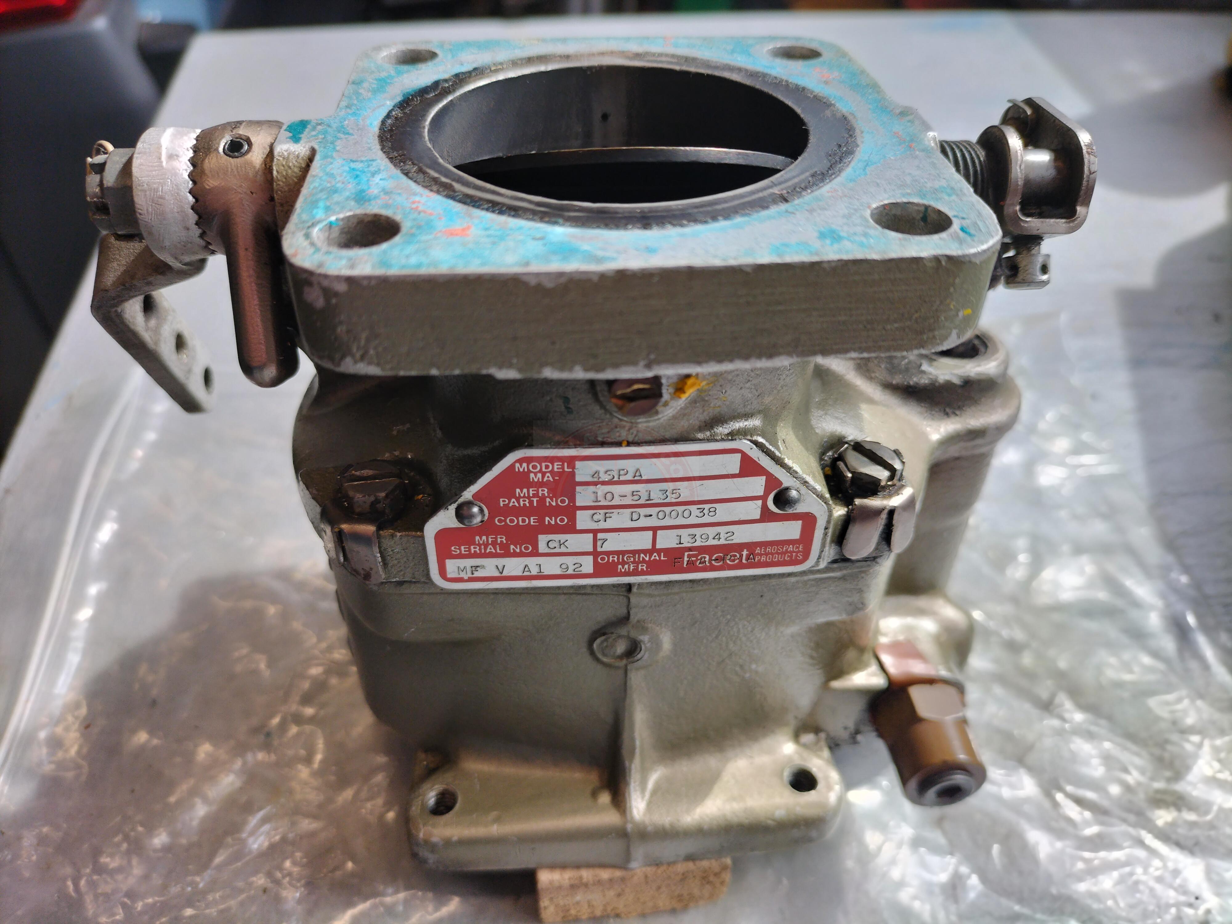 Marvel Schebler carb removed serviceable from Lycoming 0320